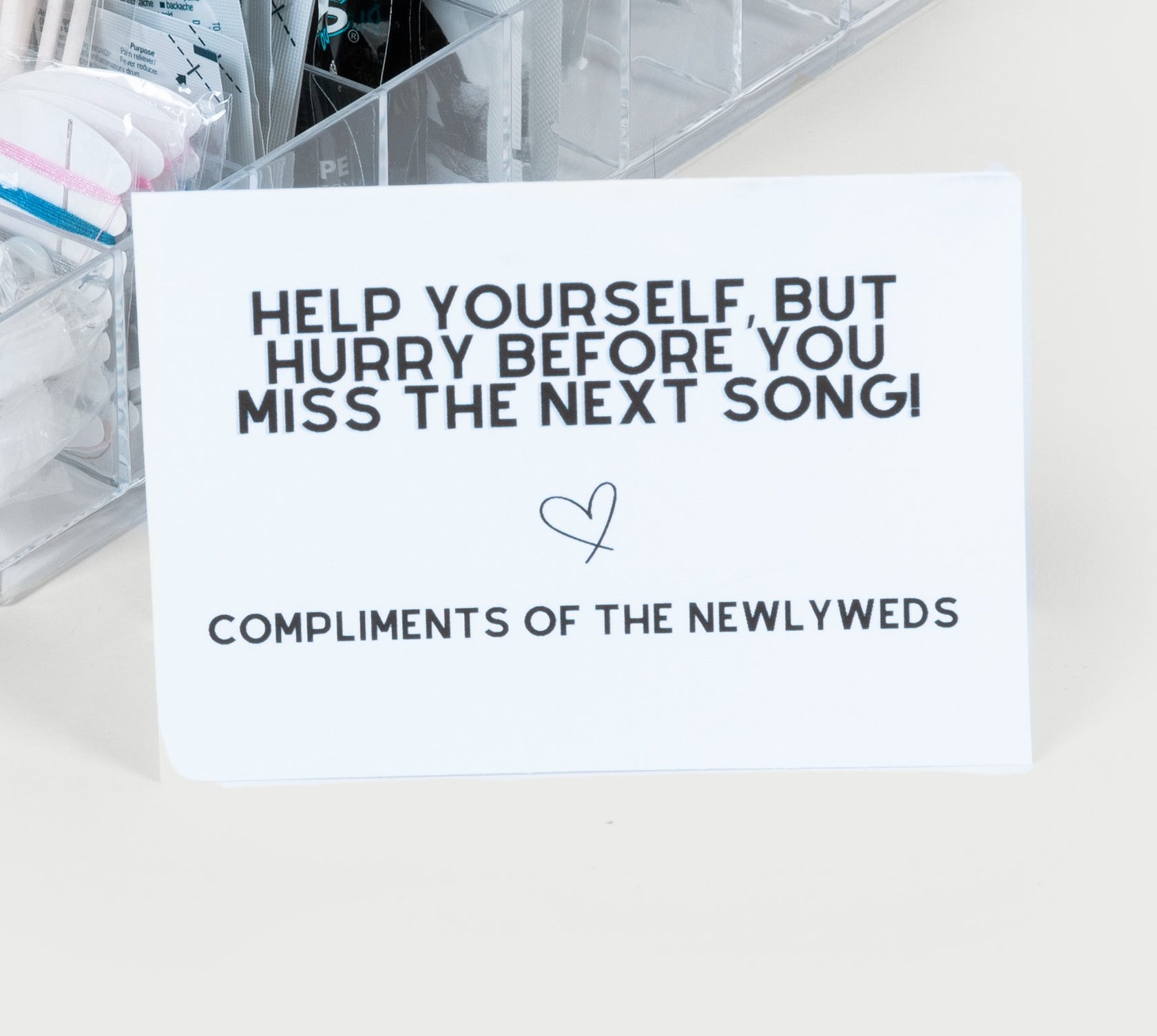 Wedding Bathroom Amenities Basket | Wedding Restroom Toiletry Kit ...